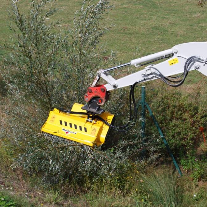 Rabaud Broyeurs Forestiers Pour Pelle 2 5 12 T Avec Marteaux Mobiles