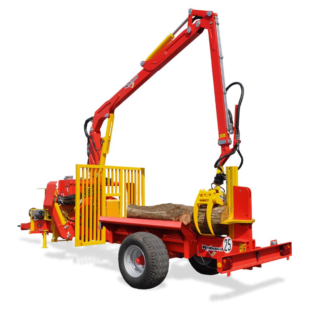 Rabaud | Fendeuse thermique sur châssis routier